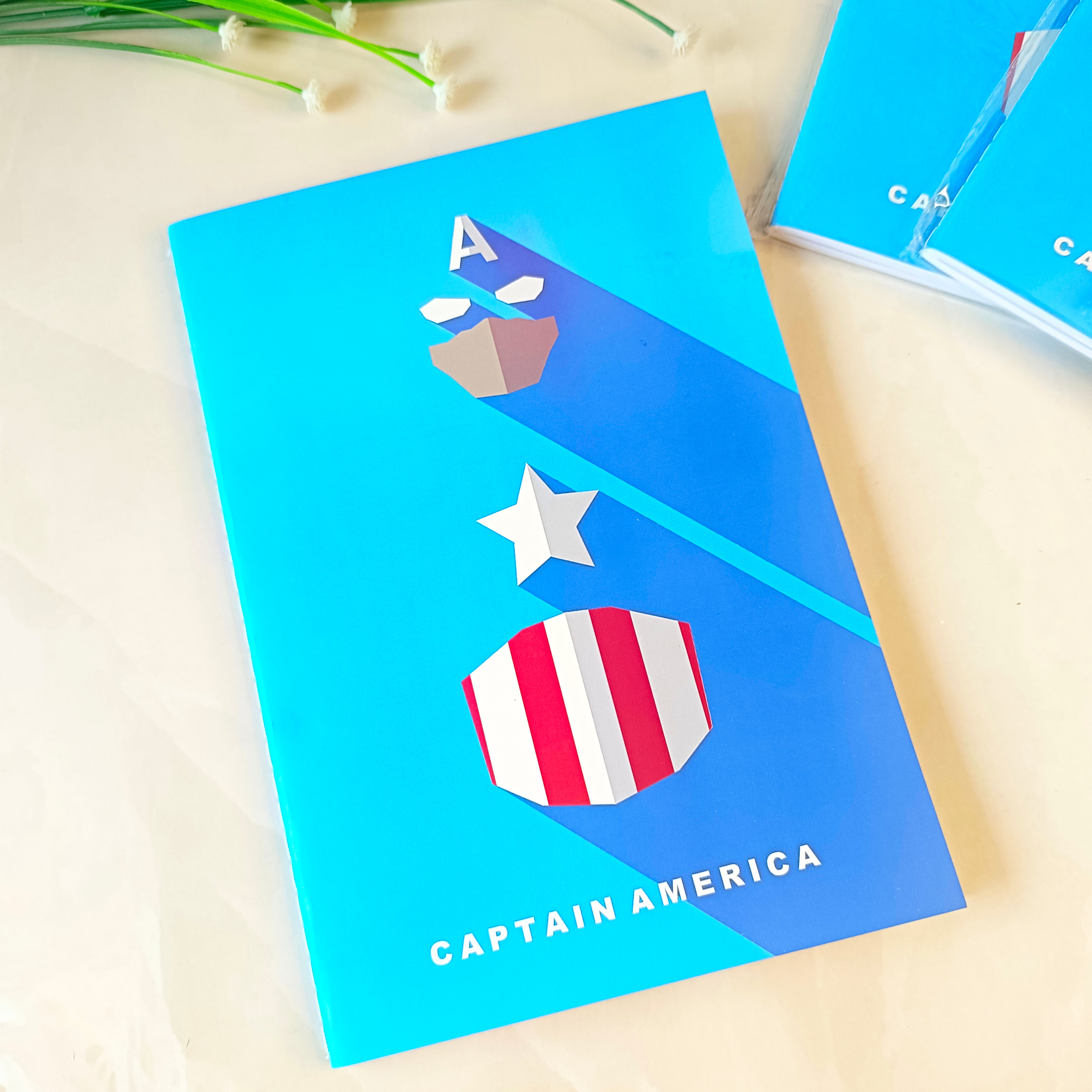 Captain America Notebook – Little Tresses